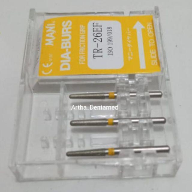 Jual DENTAL DIAMOND BUR POLISHING PITA KUNING HIGHSPEED BUR ( 3 pcs ...