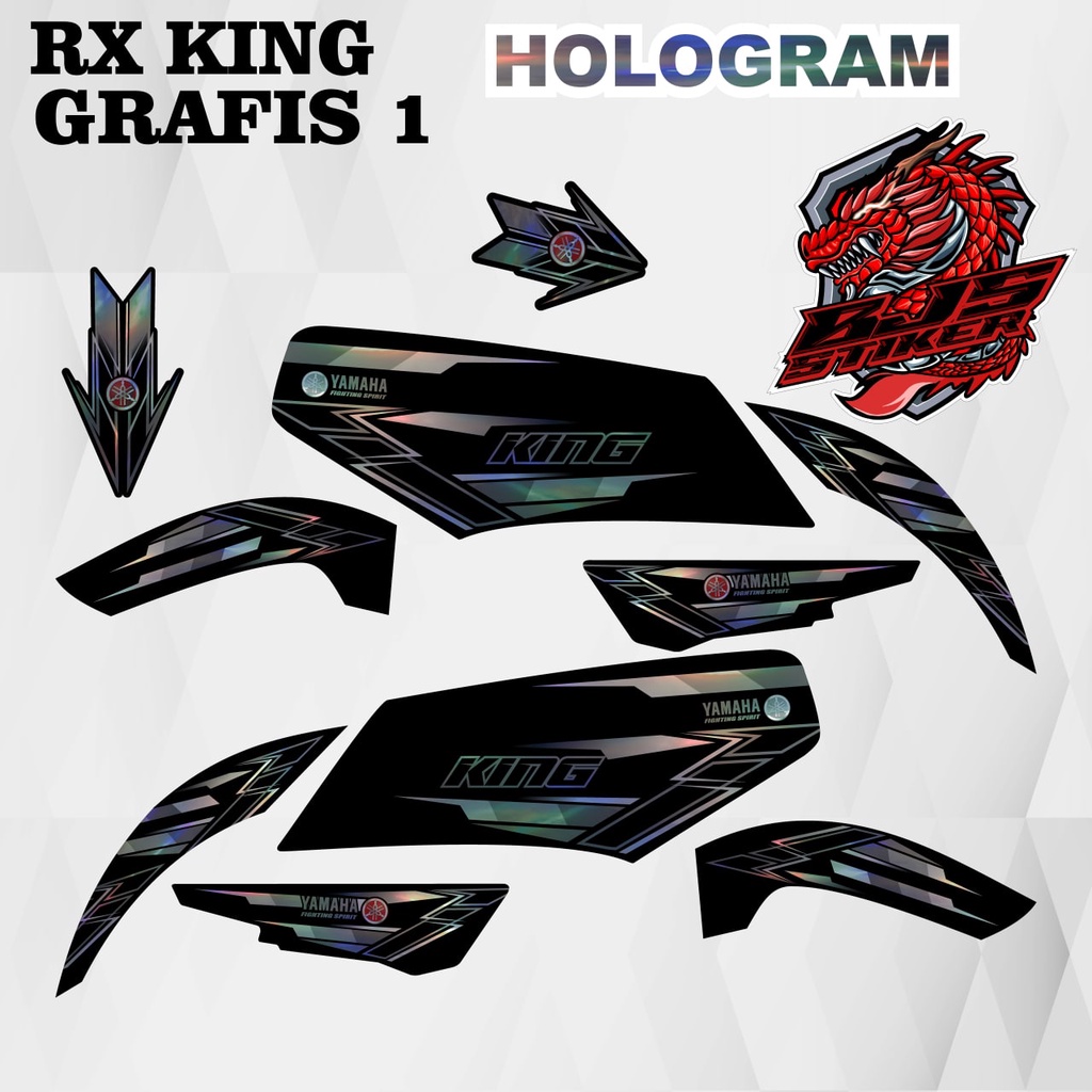 Jual Striping rx king - Stiker Decal HOLOGRAM rx king grafis 1 HOLOGRAM ...