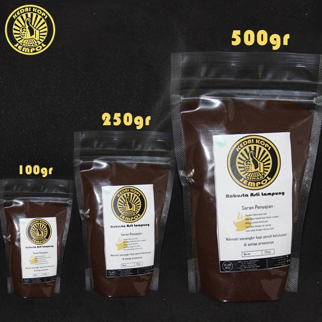 Jual Kopi Robusta Asli Lampung ( Powder / Bubuk - 100 Gram) | Shopee ...