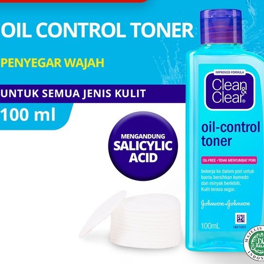 Jual CLEAN & CLEAR OIL CONTROL TONER 100ML | Shopee Indonesia