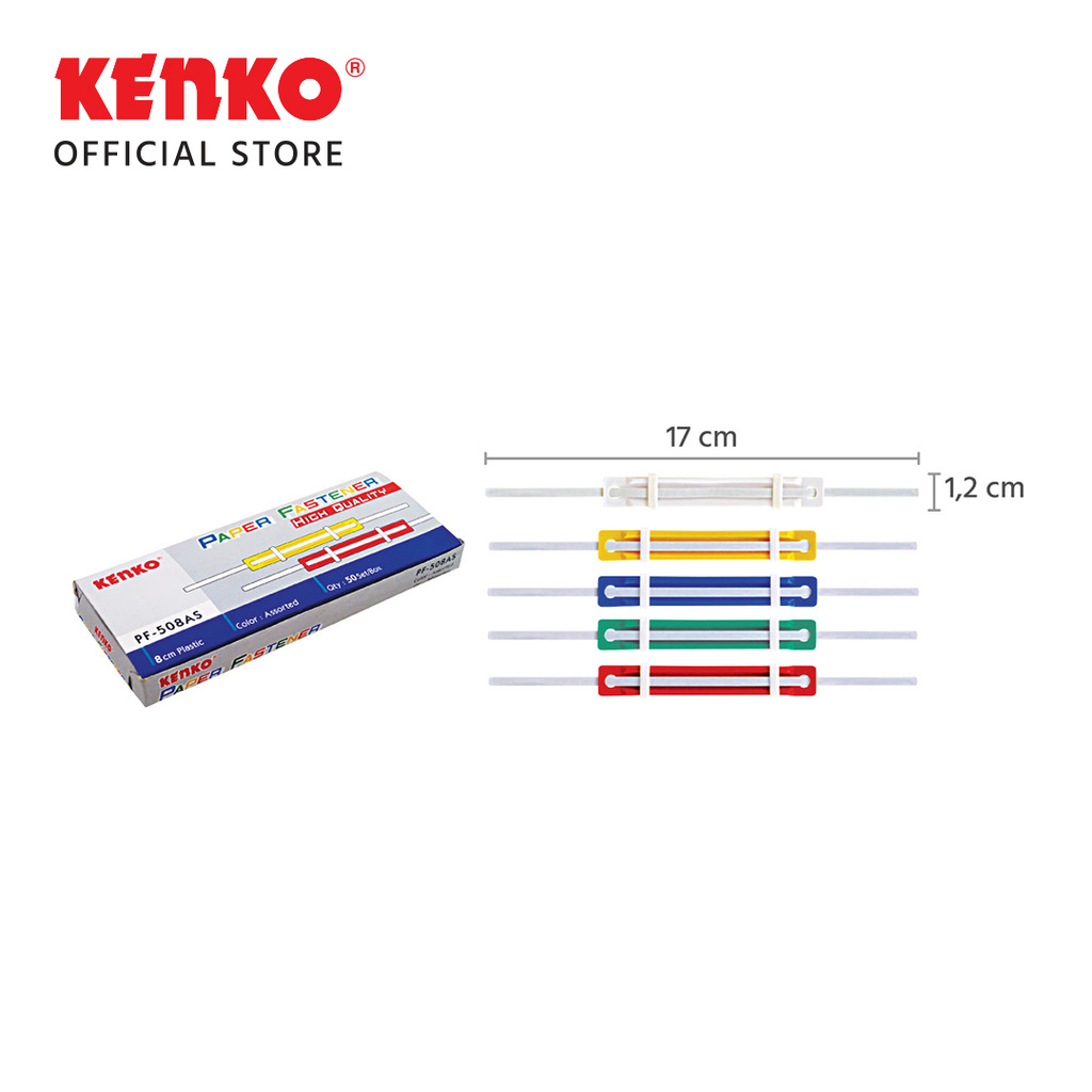 Jual SOS Paper Fastener KENKO PF-508 / Acco Plastik | Shopee Indonesia