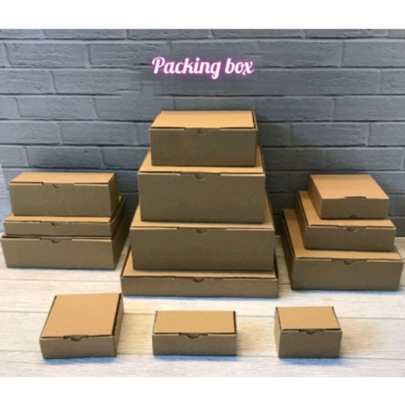 Jual Kardus uk.10x10x5 cm box/karton die cut untuk packing dll | Shopee ...