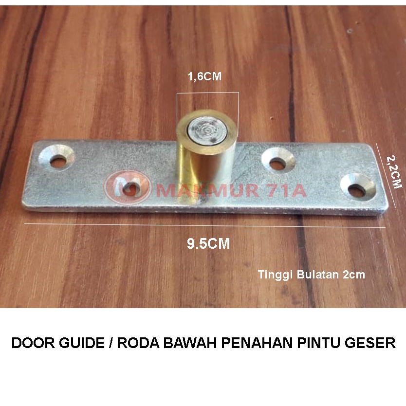 Jual Door Guide KUNINGAN / Penahan Pintu Sliding / Roda bawah SIZE ...
