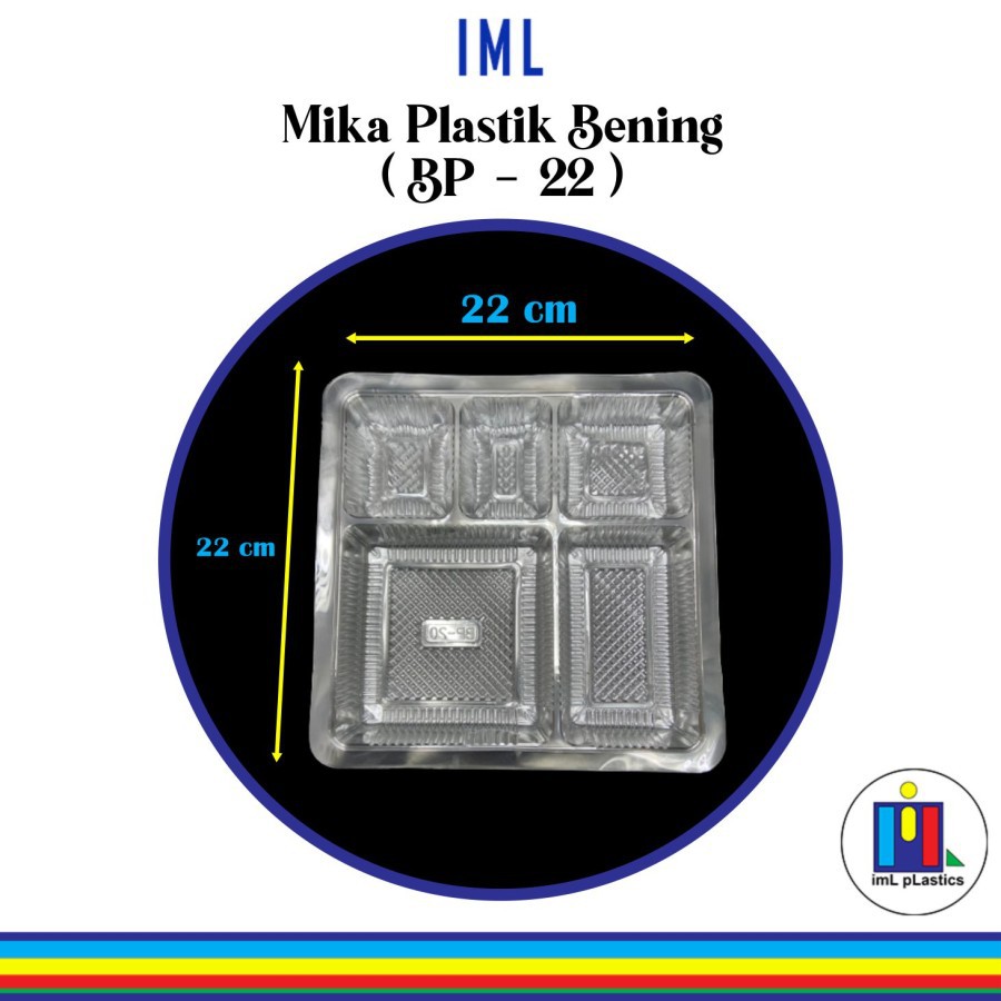 Jual Plastik Mika BP 22 / Bungkus Makanan / Kebutuhan Cathering - 100 ...