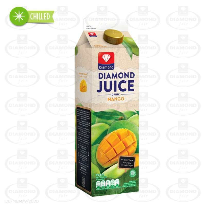 Jual DIAMOND JUICE MANGO UNSWEET 946 ML - Jus Mangga | Shopee Indonesia