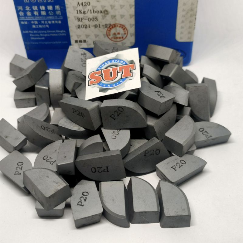 Jual Mata widia P20 tipe A420 (kiri) A420z (kanan)Cemented carbide tip ...
