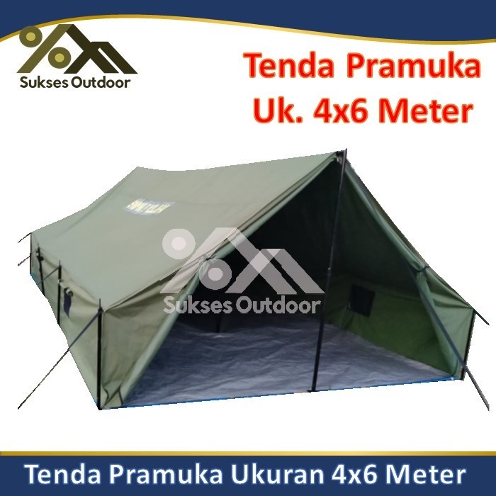 Jual Tenda pramuka | Tenda Regu | Tenda Ukuran Besar 4x6 D300 | Shopee ...