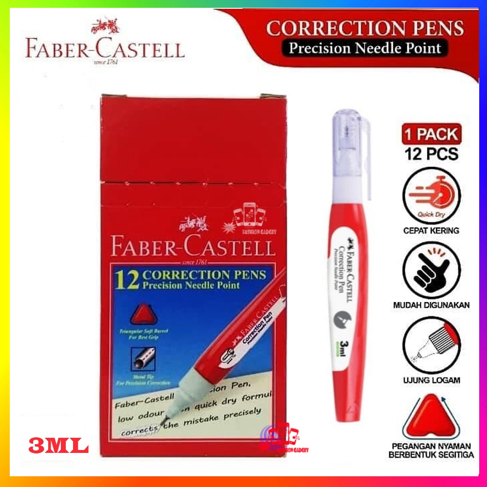 Jual Tipe X Faber Castell Correction 3ml Pen Type X FaberCastell Tipe ...
