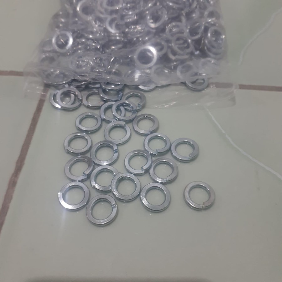 Jual RING PER M8 PUTIH / RING VER M8 GALVANIS / WAHSER M8 GALVANIZ ...