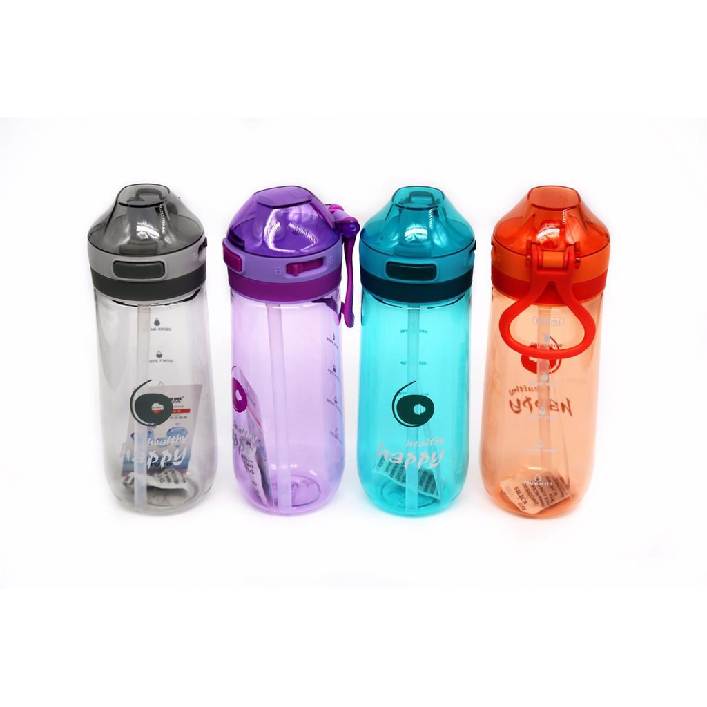 Jual Botol Minum Clip on sport ANTI BOCOR 650 ML / Botol Minum Sport ...