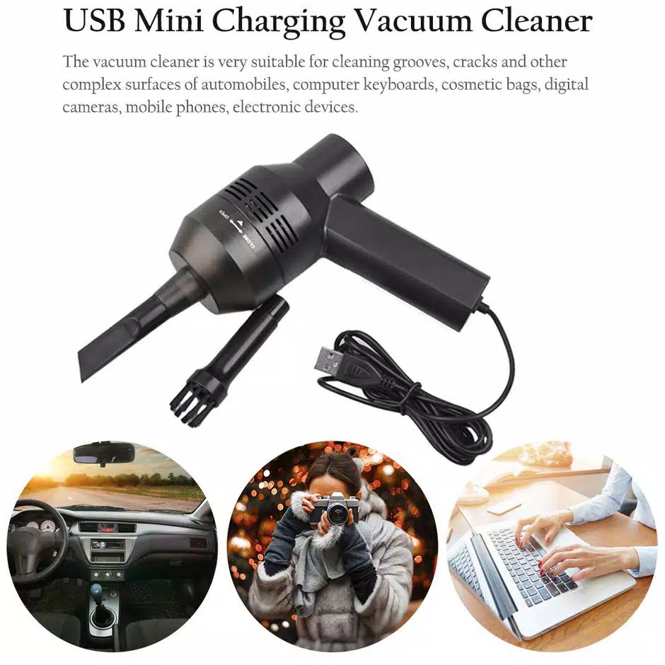 Jual Mini USB Vacuum Cleaner Camera Dust Blower for Pet Laptop Keyboard ...