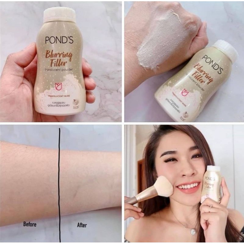 Jual PONDS BLURRING FILLER BEDAK TRANSLUCENT POWDER | Shopee Indonesia