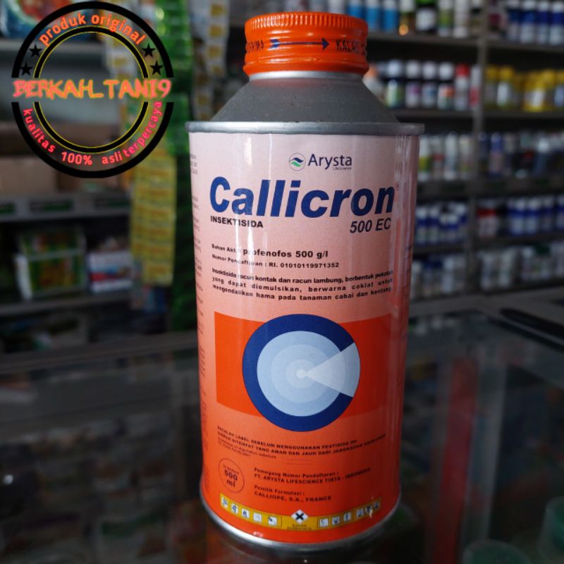 Jual insektisida callicron 500ec 500ml insektisida pembasmi kutu dan ...