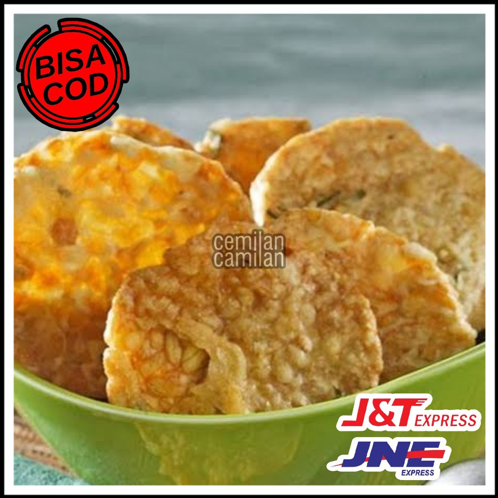 Jual Keripik Tempe tepung 125 Gram Snack kiloan cemilan camilan Makanan ...