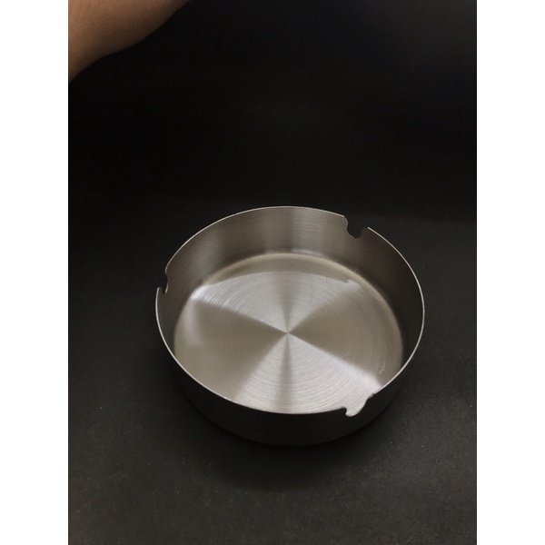 Jual asbak stainless 8cm asbak rokok restoran ashtray | Shopee Indonesia