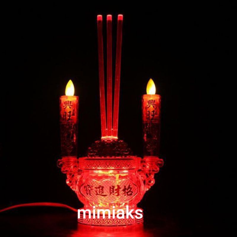 Jual Hiolo Dupa Lampu Listrik Led warna merah Full Led | Shopee Indonesia