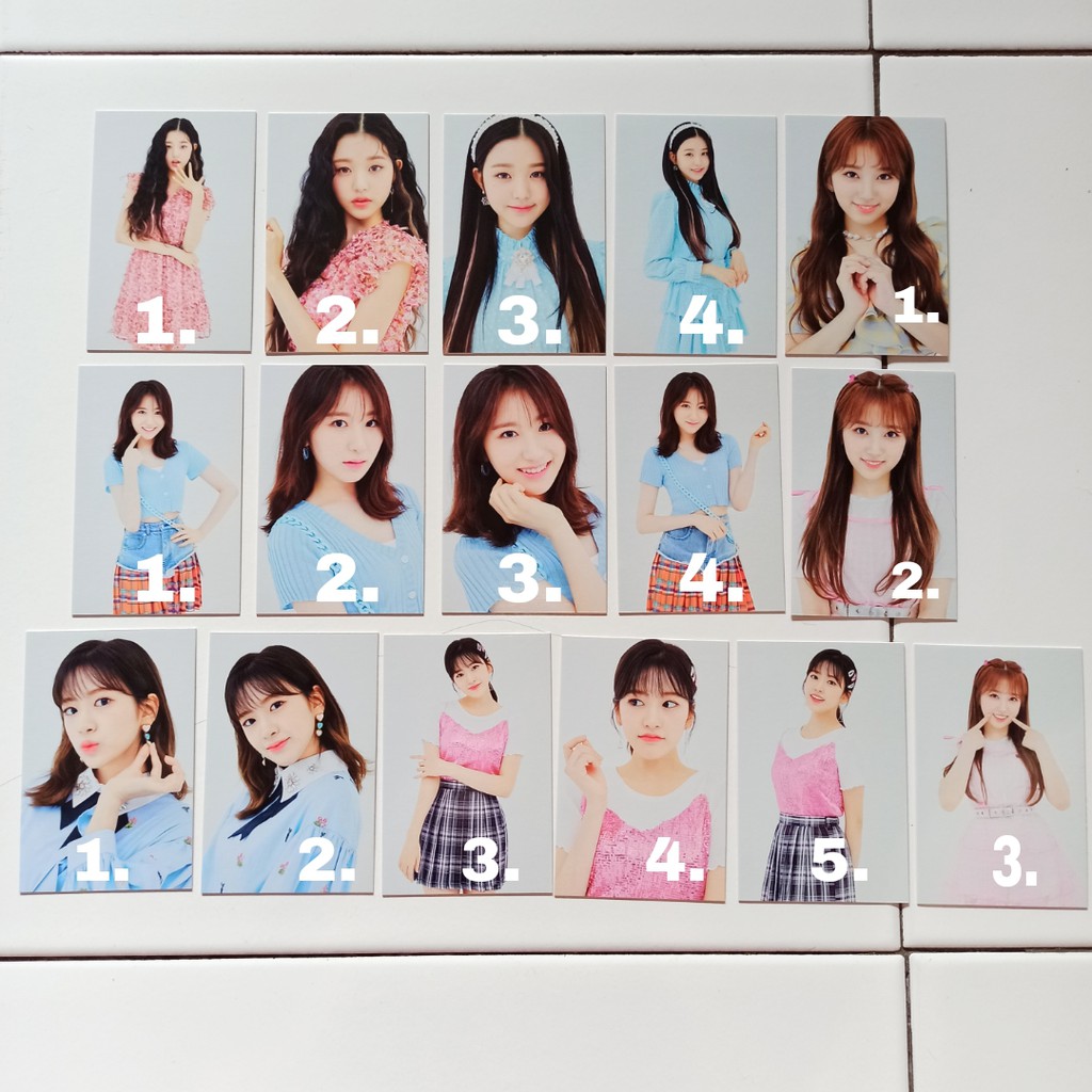 Jual IZONE Trading Card Oneiric Theater Photocard Official IZ*ONE Wonyoung Yujin Nako Chaeyeon ...