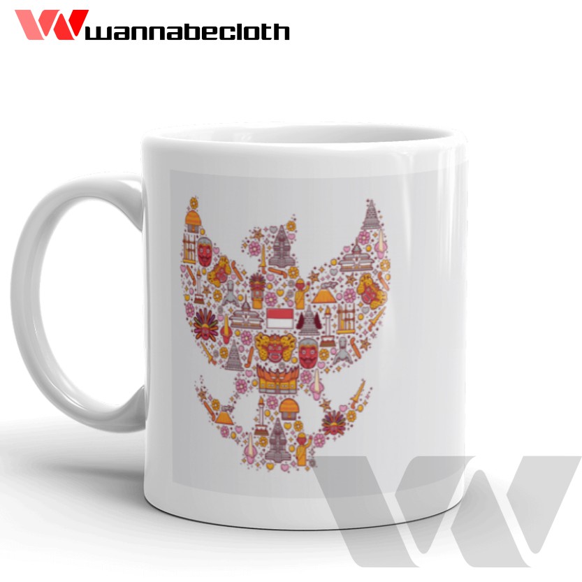 Jual Gelas Indonesia Mug Indonesia Oleh-Oleh Souvenir Mug Wisata ...