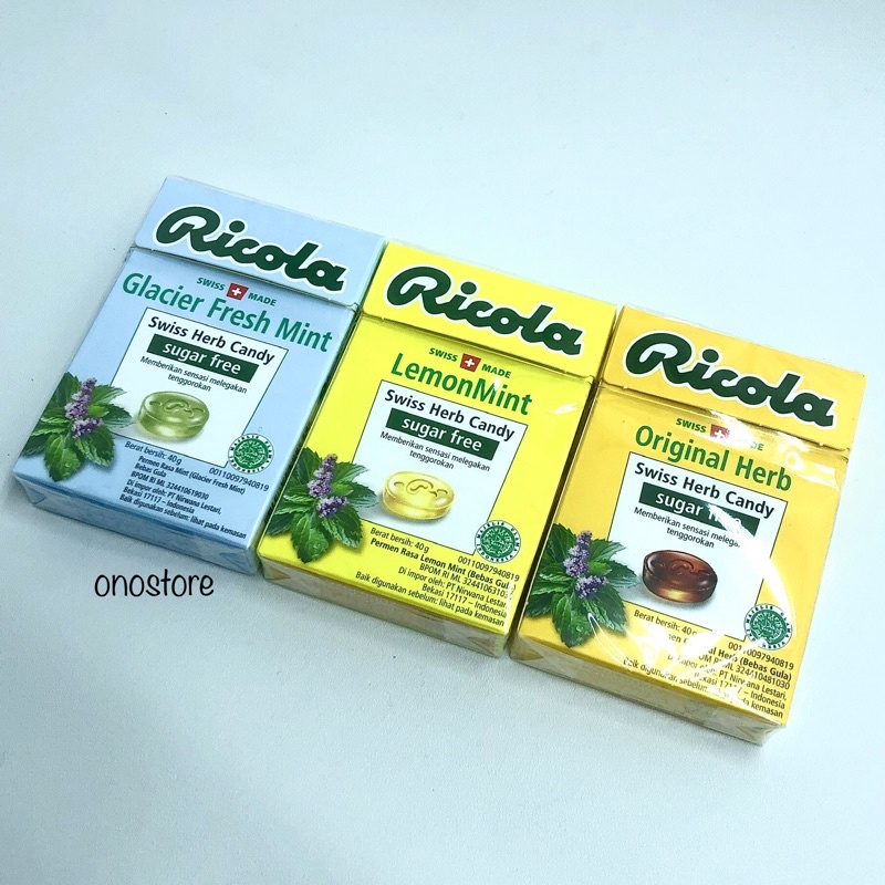 Jual Permen Ricola Swiss Herv Candy 40 gram | Shopee Indonesia