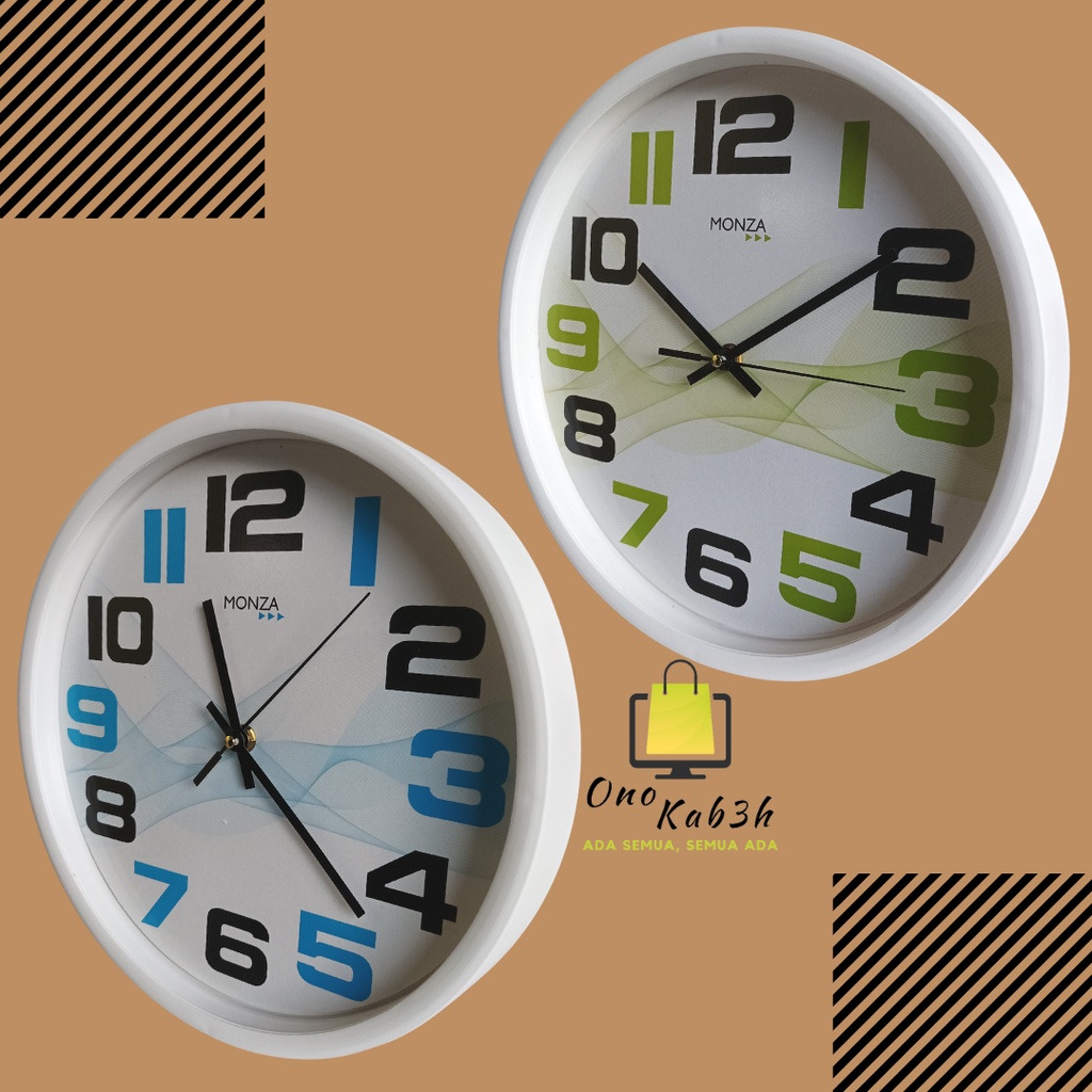 Jual Jam Dinding Dekoratif Analog Aesthetic Tempel Tembok Kamar Kantor ...