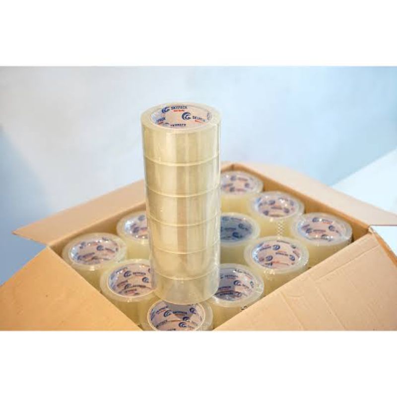 Jual Lakban Bening 45mm x 80yard StarTape Fragile Skypack Solasi ...