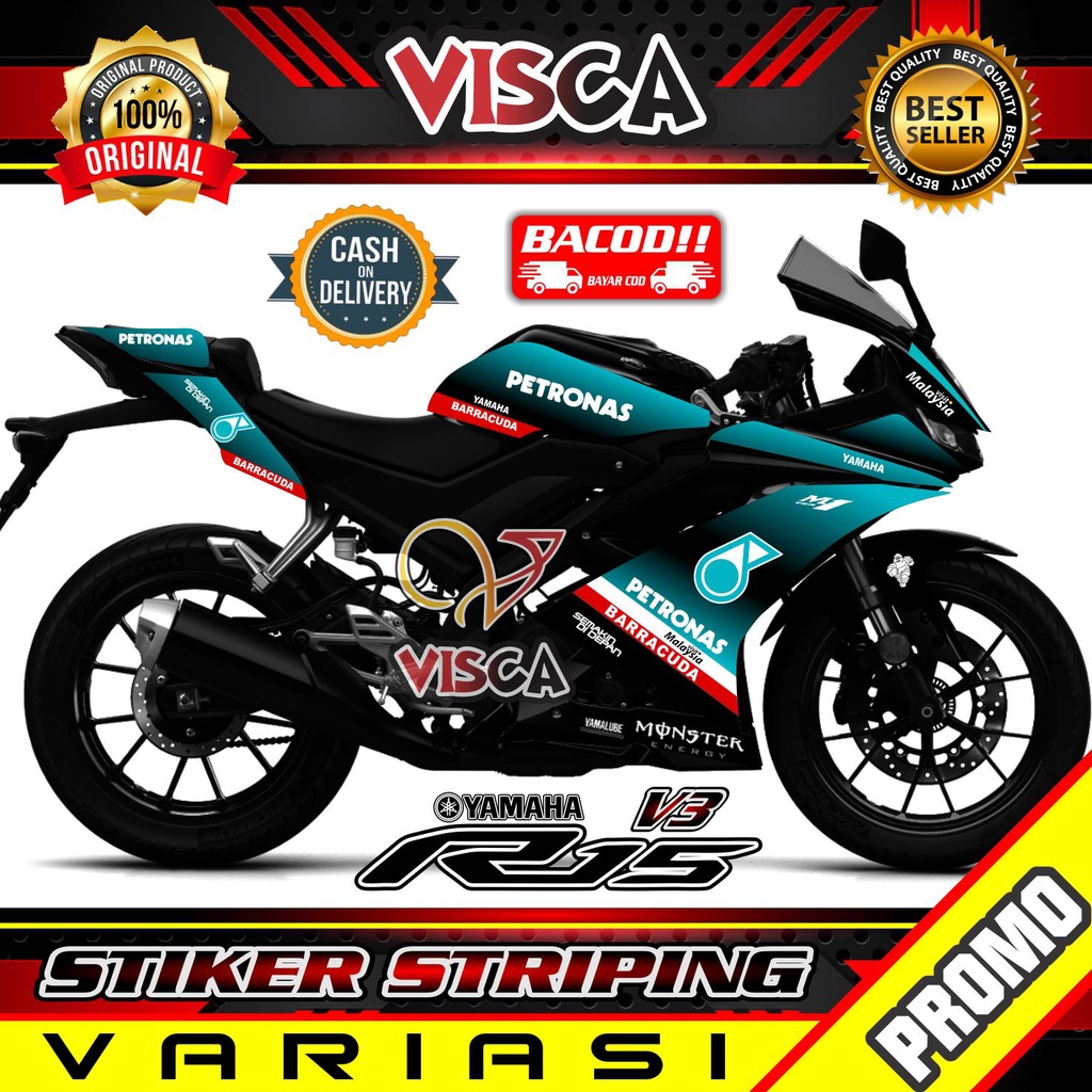 Jual Striping R15 V3 - Stiker Sticker Striping Variasi Lis R15 V3 ...
