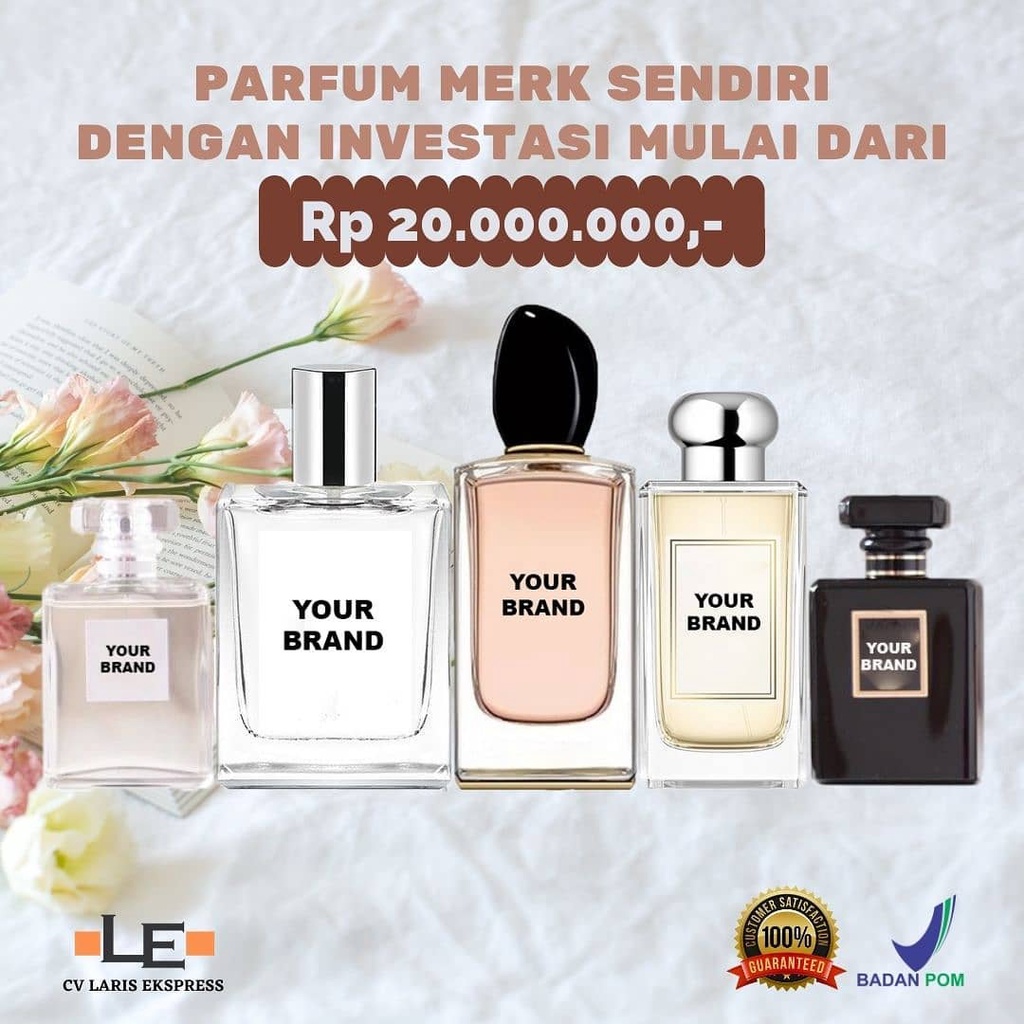 Jual Modal brand sendiri parfum 100 pcs (Premium 100 ML) | Shopee Indonesia