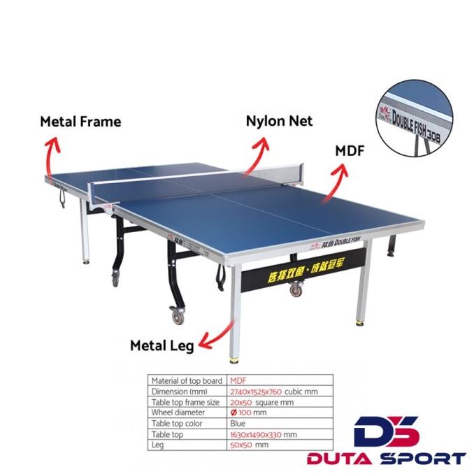 Jual Tenis Meja Pingpong Double Fish 308 Original Import Table Tennis | Shopee Indonesia