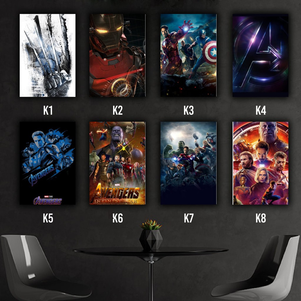 Jual Hiasan Dinding Premium Superhero Marvel/ Dekorasi Kamar & Ruang ...