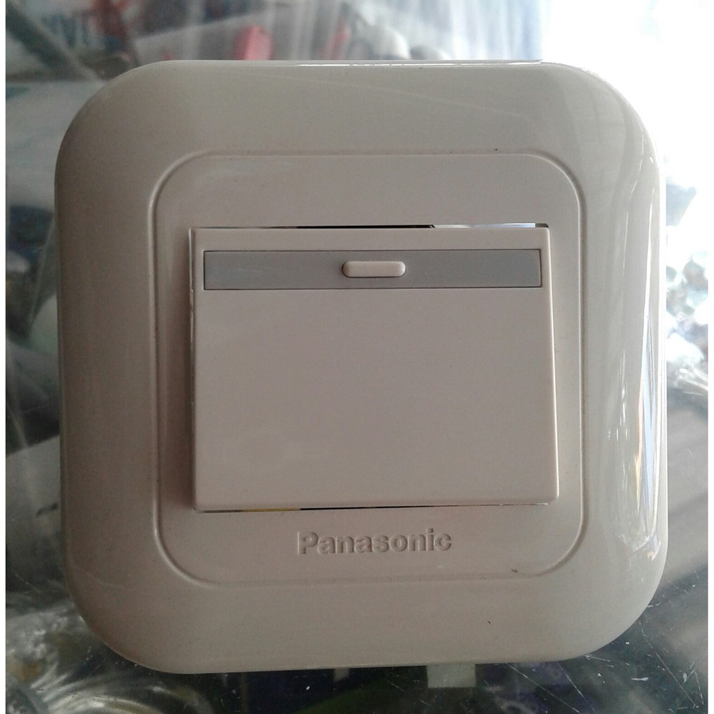 Jual SAKLAR SINGLE/ENGKEL/TUNGGAL LEBAR WARNA PUTIH PANASONIC WEJ78029 ...