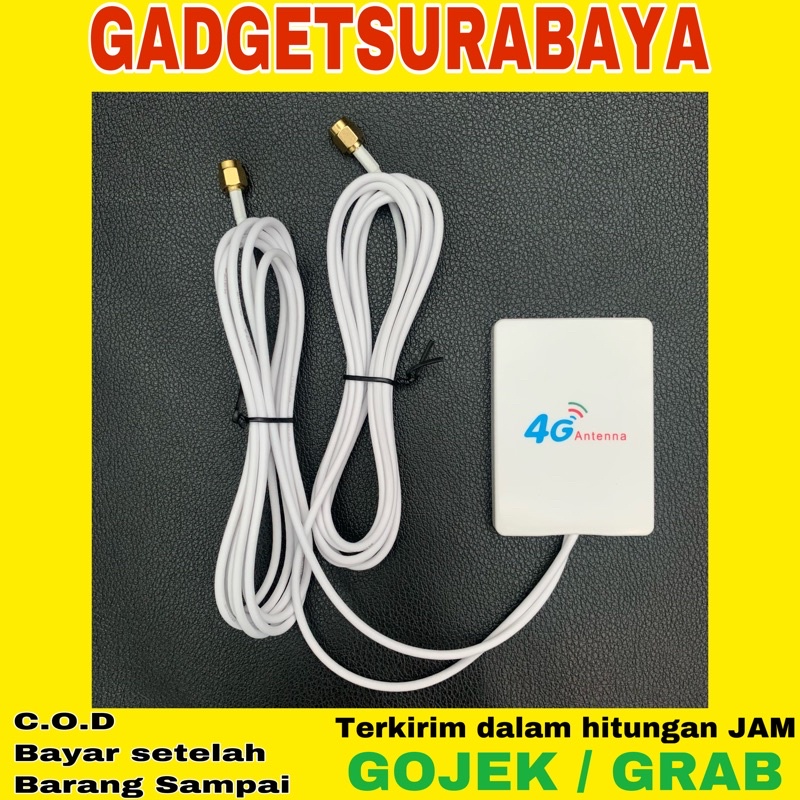 Jual Antena Modem Eksternal 4G 3G 28dBi untuk memperkuat signal modem ...