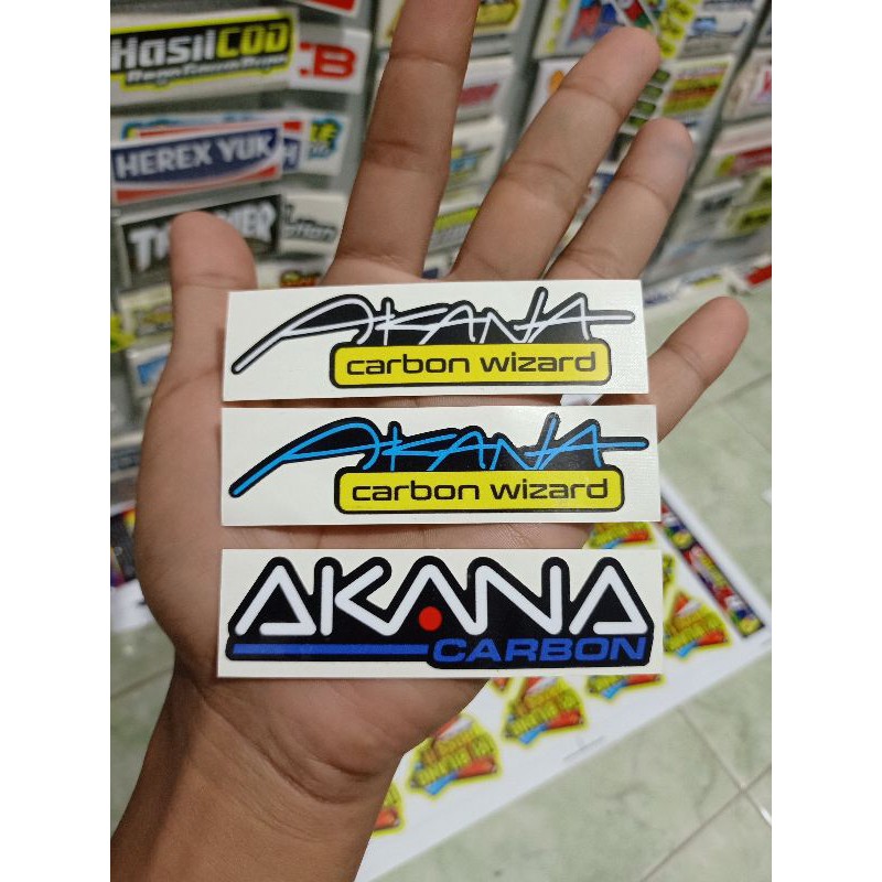 Jual stiker AKANA CARBON sticker print premium | Shopee Indonesia
