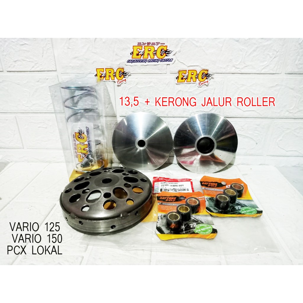 Jual PAKET UPGRADE CVT KERONG DERAJAT 13,5 RUMAH ROLLER PCX VARIO 125 ...