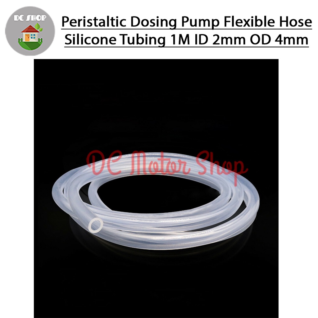 Jual Peristaltic Dosing Pump Flexible Hose Silicone Tubing 1M ID 2mm OD ...