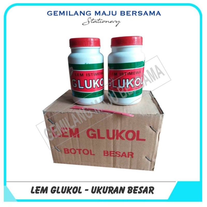 Jual [ HARGA PAKET DAPAT 72 PCS ] Glue White Lem Kertas GLUKOL Besar ...