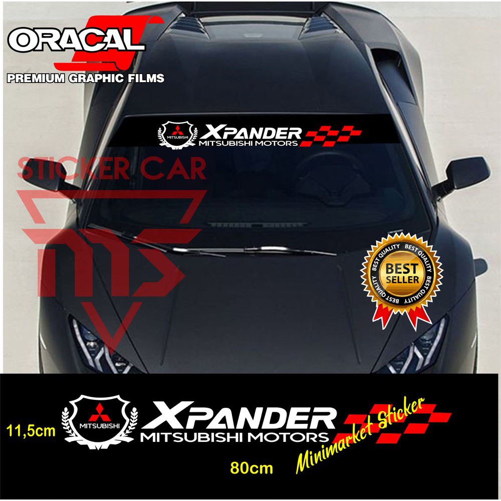 Jual stiker xpander sticker mobil mitsubishi xpander kaca premium ...