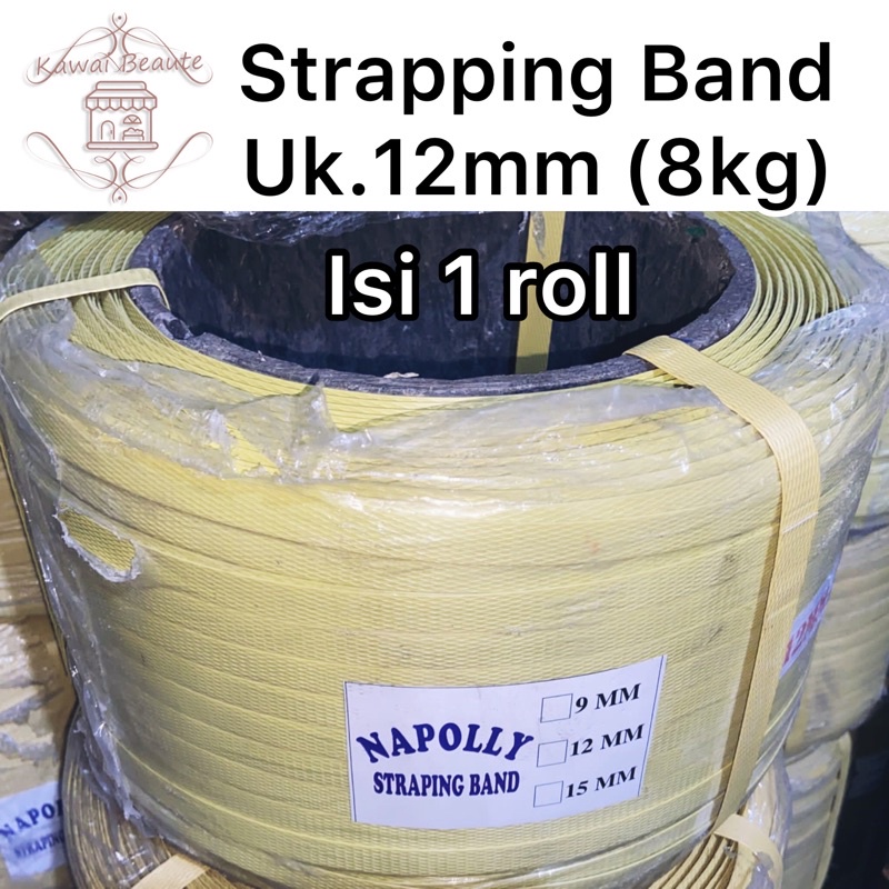 Jual Strapping Band Uk. 12mm (8 kg) Isi 1 roll | Shopee Indonesia