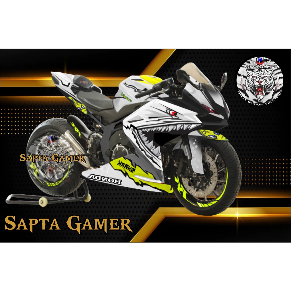 Jual stiker custom decal cbr250rr motor custom stiker body motor ...