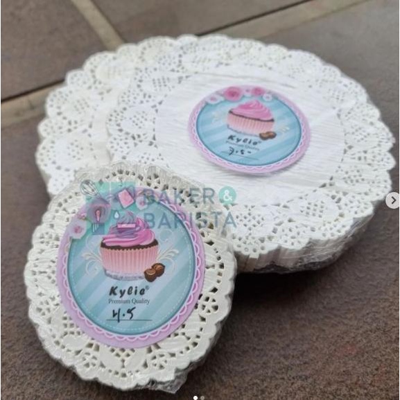 Jual Doyley Paper 7,5inch Doyles Paper Alas Toples Doiley Dolly Isi 250 ...