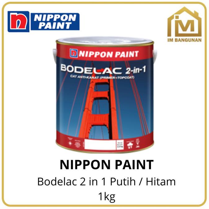 Jual Nippon Paint Bodelac 2 In 1 Cat Besi Anti Karat 1 Kg | Shopee ...