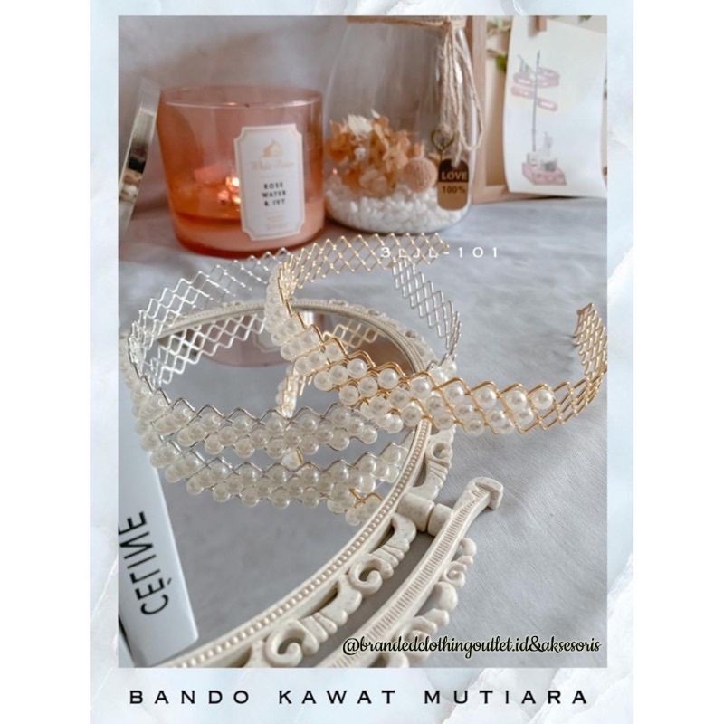 Jual BANDO KAWAT KOREA MUTIARA / BANDO KAWAT MUTIARA KOREAN STYLE ...