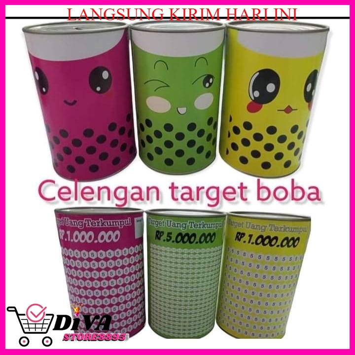 Jual Celengan Target Karakter Boba Series Barang Unik Termurah | Shopee ...