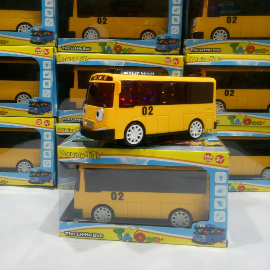 Jual BUS TAYO LIGHT AND SOUND - BUMP AND GO - LANI KUNING | Shopee ...