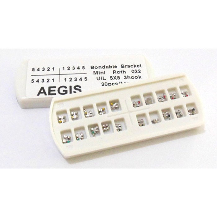 Jual Dental bracket Aegis Mini Roth Slot 022 Hook On 3 Behel Gigi ...