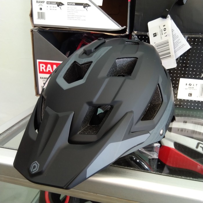 Jual HELM SEPEDA POLYGON RAMP | Shopee Indonesia