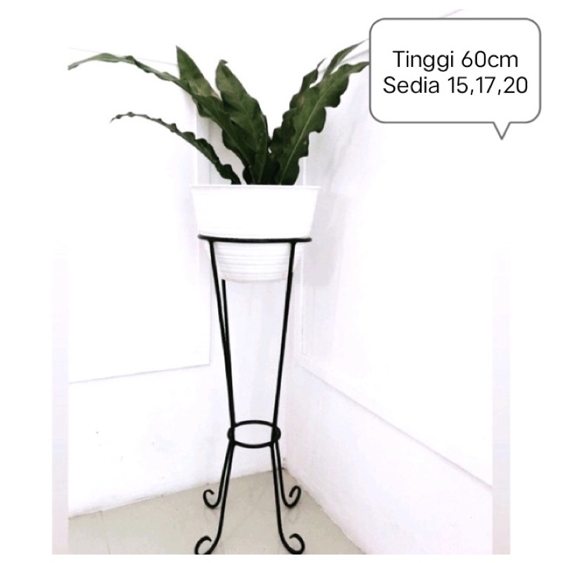 Jual RAK BUNGA BESI / STANDING POT BUNGA TANAMAN HIAS (BAYAR DITEMPAT ...