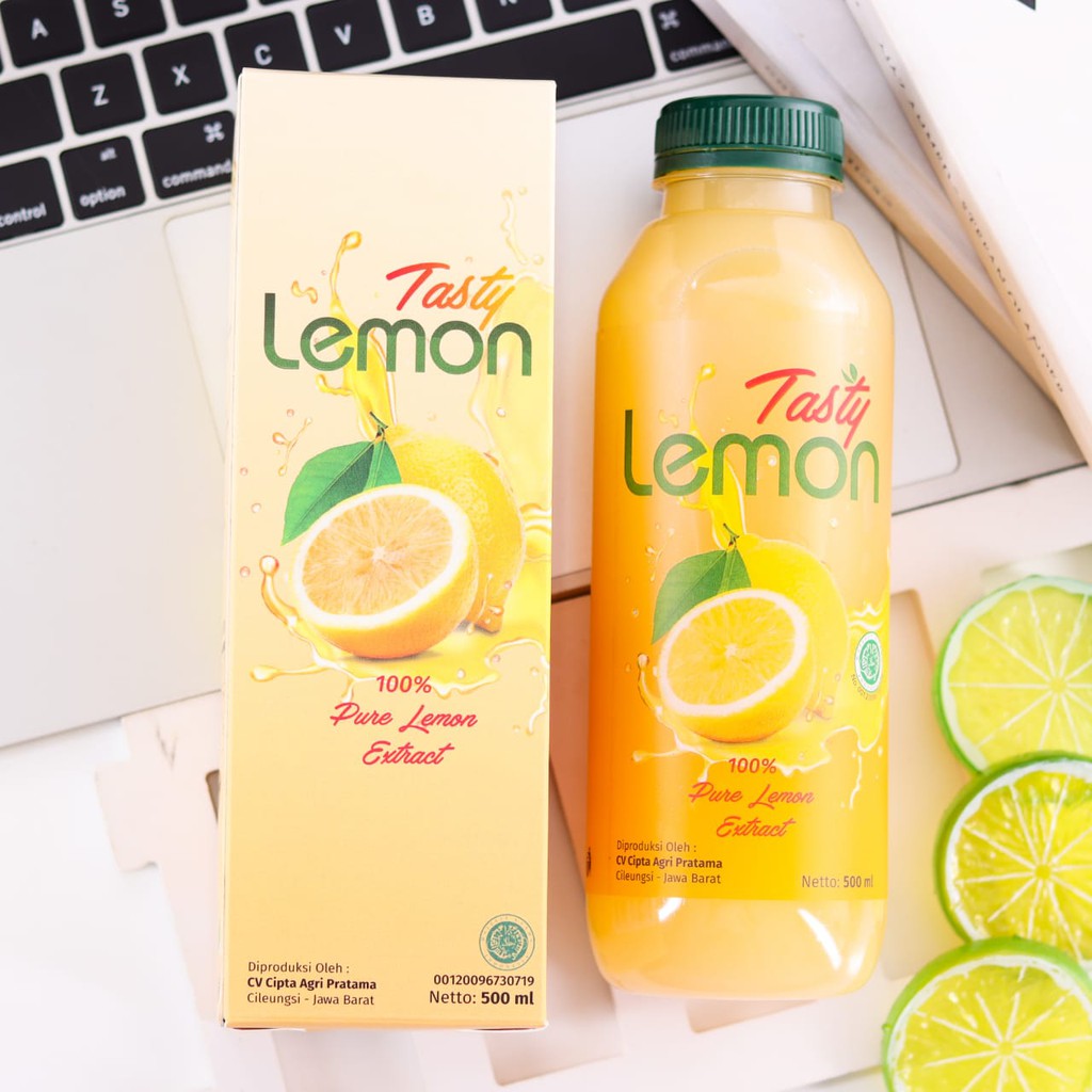 Jual Sari Lemon Tasty Lemon Murni Segar Asli Original 500ml / 500 ml ...