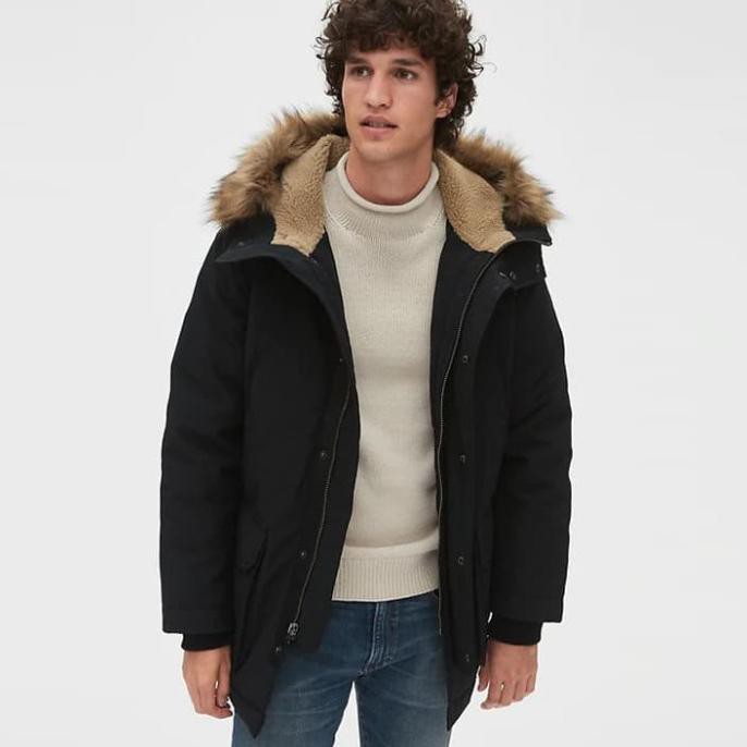 Jual Jaket Pria Gap Cold Control Max Parka With Faux-Fur Trim Ori #015 ...