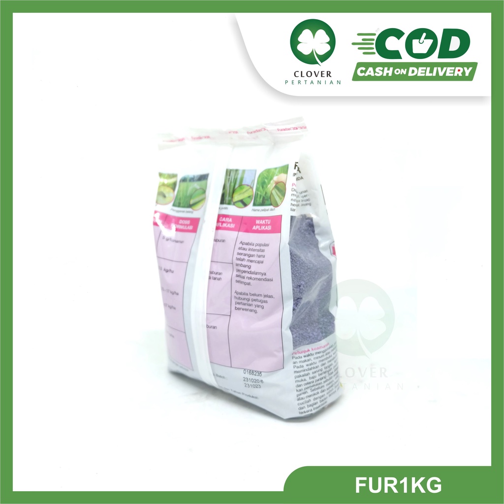 Jual INSEKTISIDA FURADAN 3GR PENGENDALI HAMA PENGGEREK BATANG JONTROT ...