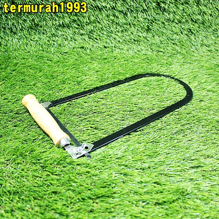 Jual Gergaji Triplek Bentuk U Gagang Kayu Ukir | Shopee Indonesia